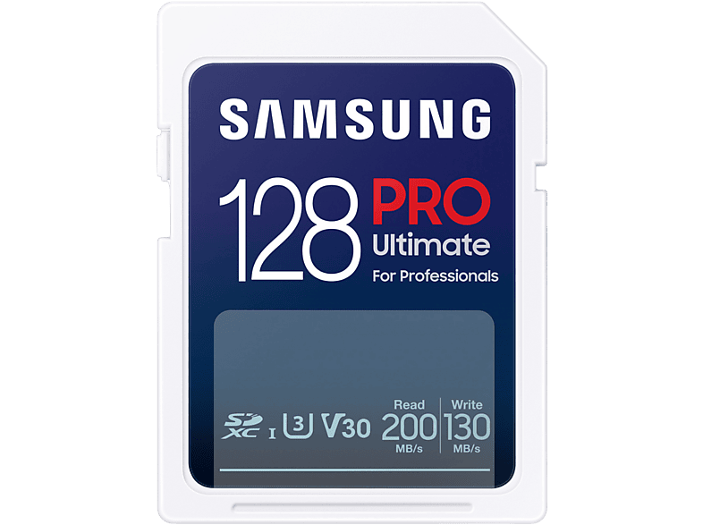 SAMSUNG Samsung PRO Ultimate – SD kaart 128 GB – 200 & 130 MB/s ...