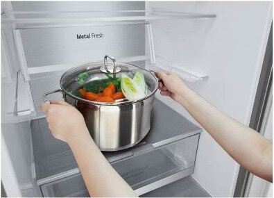 Lodówka LG GBV7180CPY 186cm No Frost Fresh Balancer Srebrna | MediaMarkt
