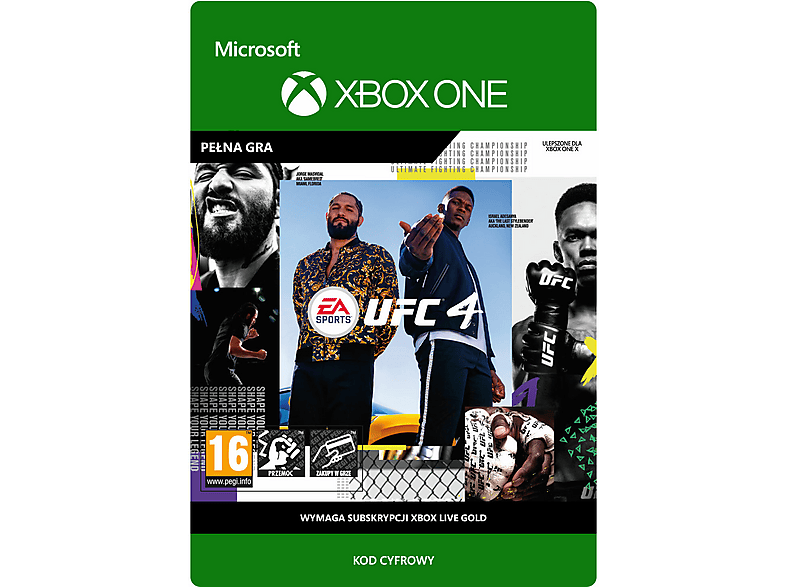 E-KOD Gra Xbox One UFC 4 | MediaMarkt