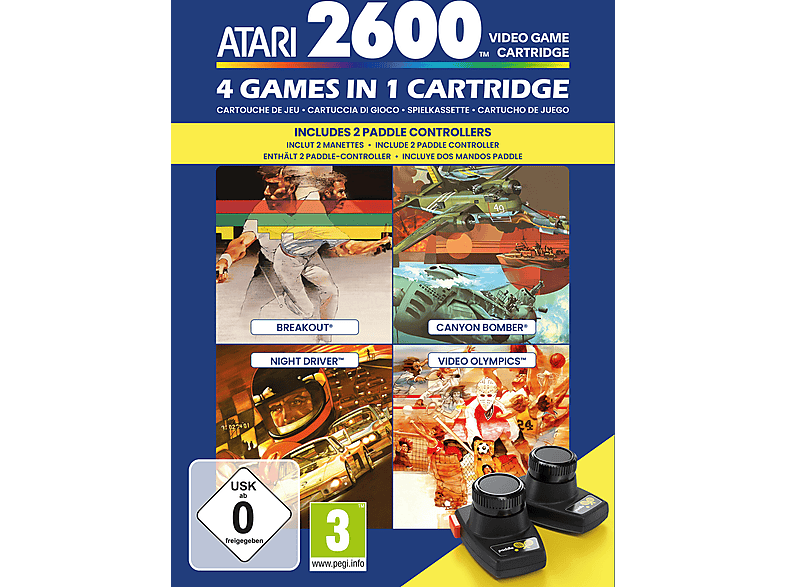 Gra retro 4 Games in 1 Paddle Pack | sprawdź cenę i opinie w MediaMarkt