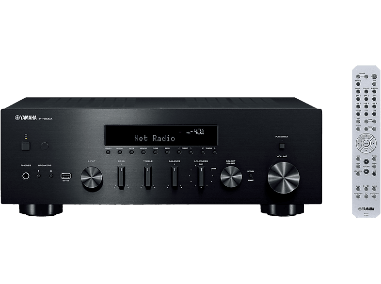 YAMAHA R-N600A Stereo Netzwerk Receiver, Schwarz online kaufen | MediaMarkt