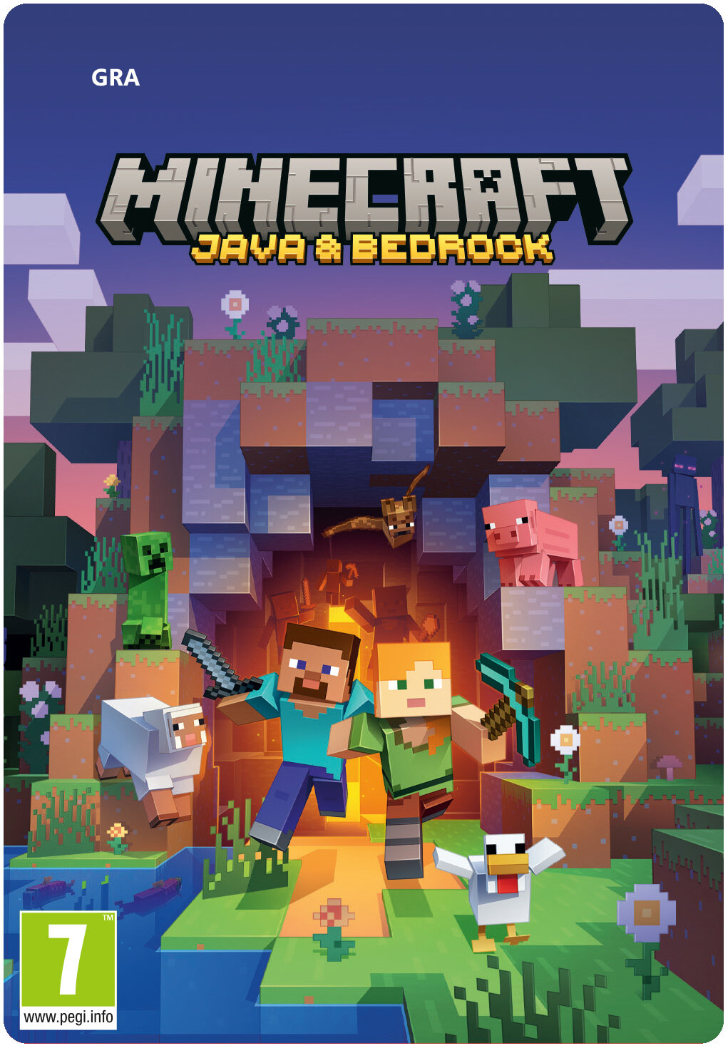 E-KOD Kod aktywacyjny Gra PC Minecraft: Java i Bedrock Edition | MediaMarkt