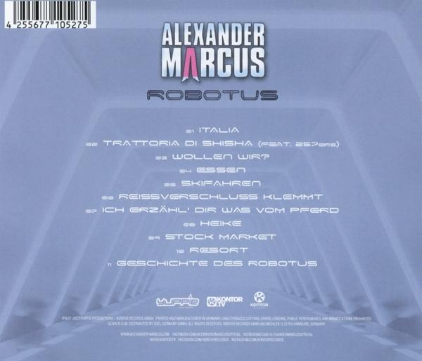 Alexander Marcus | Alexander Marcus - Robotus - (CD) Dance & Electro ...