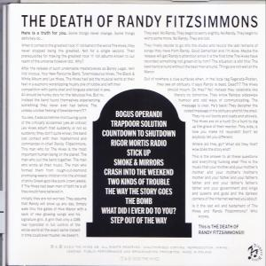 The Hives | The Hives - The Death Of Randy Fitzsimmons - (CD) Rock ...