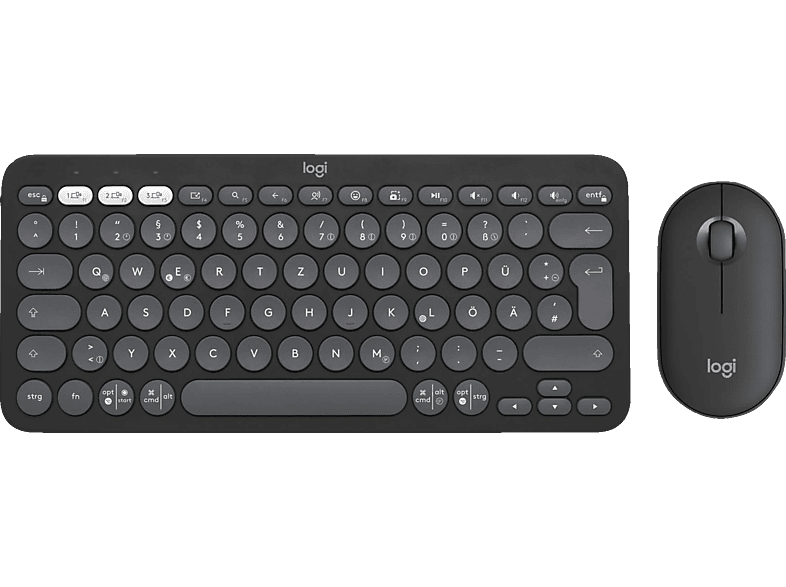 LOGITECH Pebble 2 Combo, Easy-Switch für Windows, macOS, iPadOS, Chrome ...