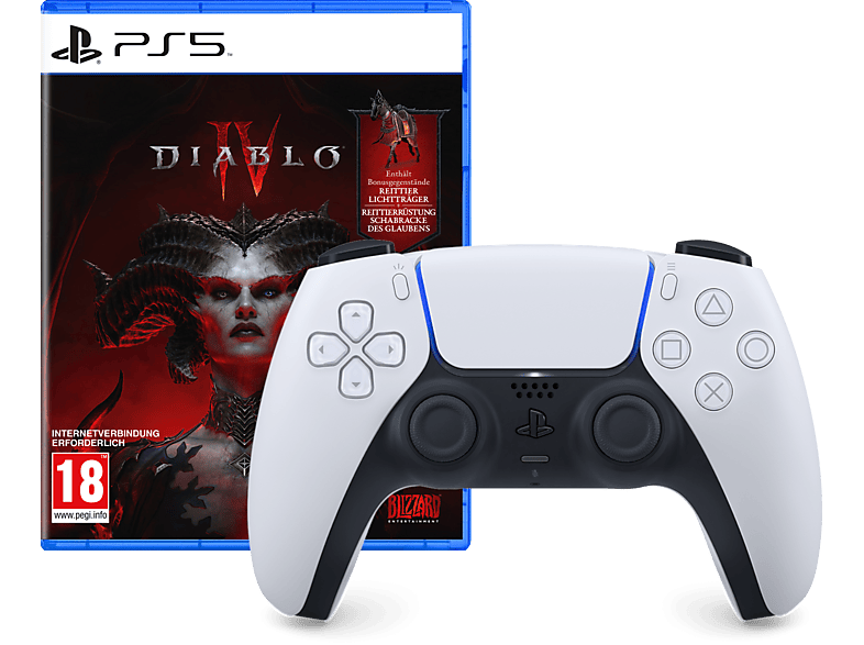 SONY DualSense™ Wireless Controller weiß + Diablo 4 online kaufen ...