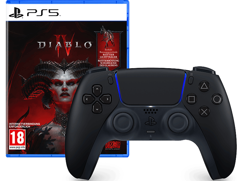 SONY DualSense™ Wireless Controller | Midnight Black + Diablo 4 online ...