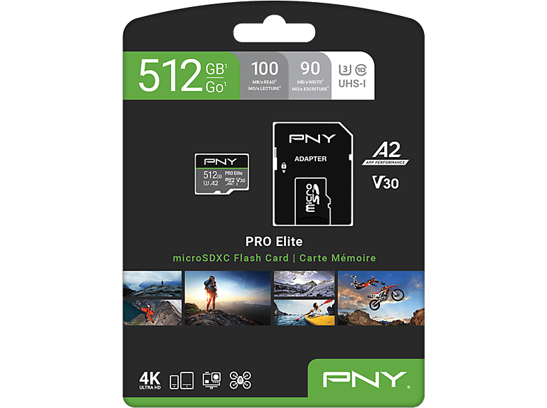 PNY Pro Elite microSD 512 GB | MediaMarkt
