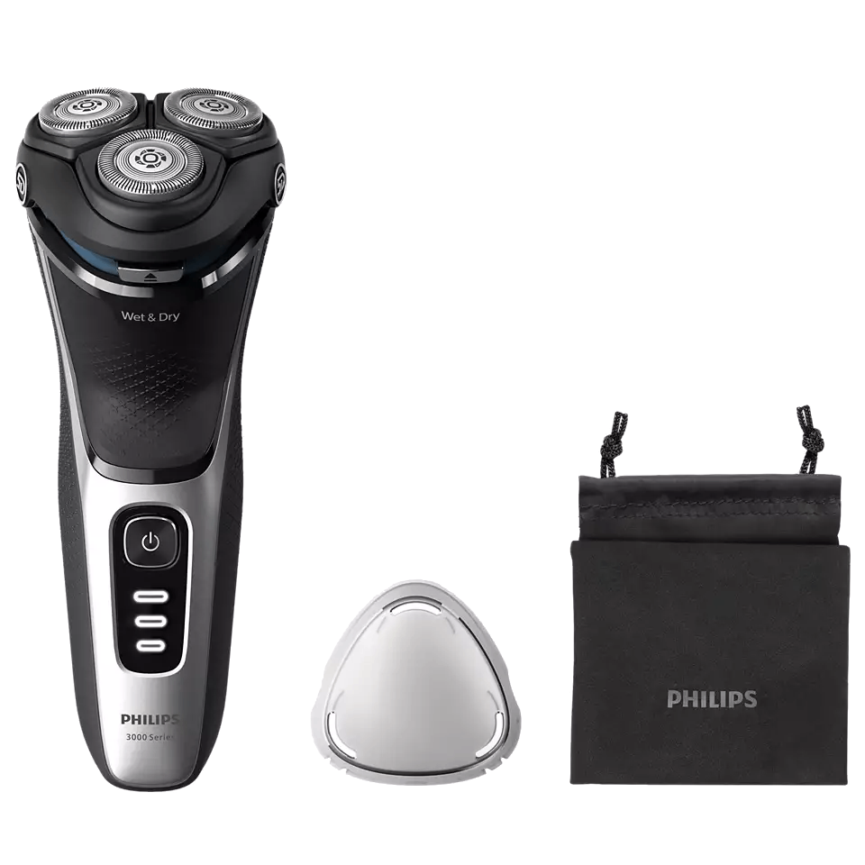 Afeitadora | Philips S3241/12, Autonomía 60 min, Cabezales flexibles ...