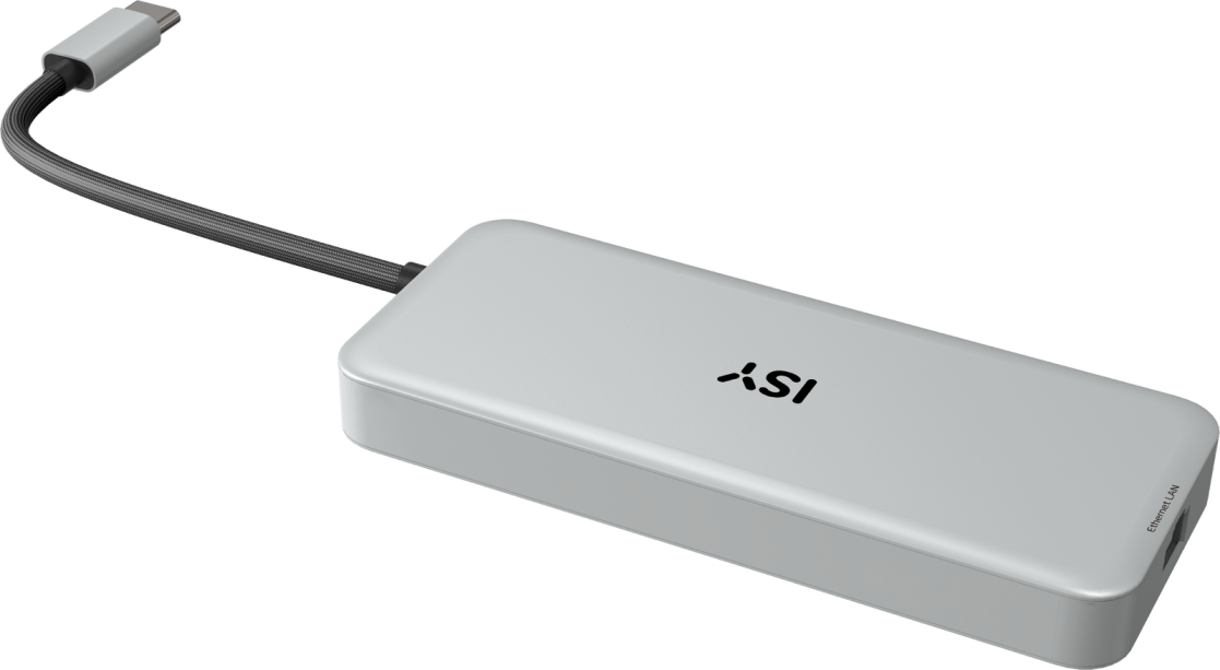 ISY IAD-3000 | USB-C Multiport-Adapter mit Power Delivery (Grau ...