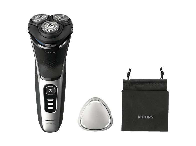 PHILIPS S3241/12 Elektrorasierer Series 3000 Space Grau (PowerCut ...