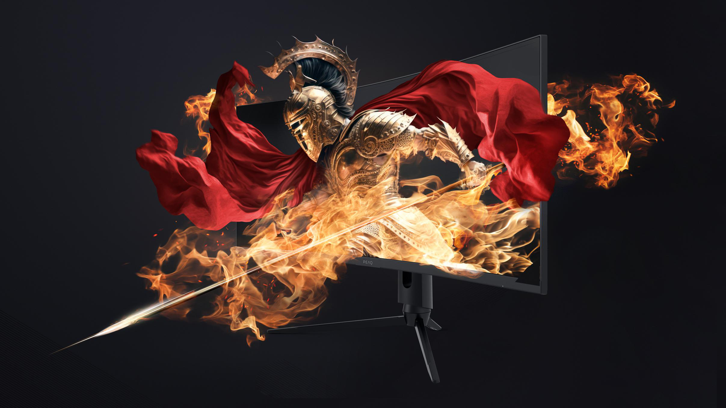 PEAQ PMO G341-CWQK 34 Zoll UWQHD Gaming Monitor (1 ms Reaktionszeit ...