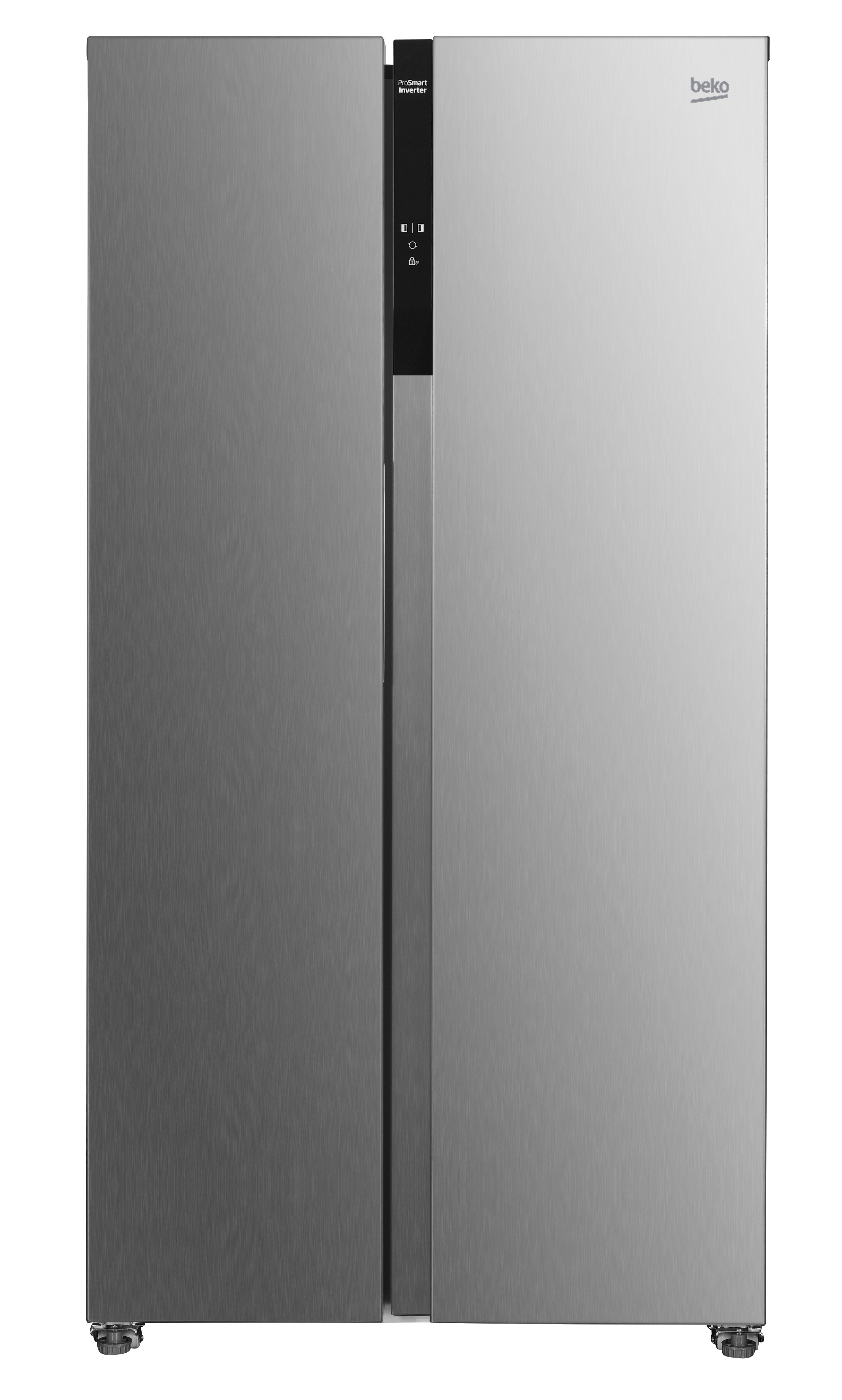 BEKO GNO5323XPN Side by Side, Kühl- und Gefrierkombination (532 l, D ...