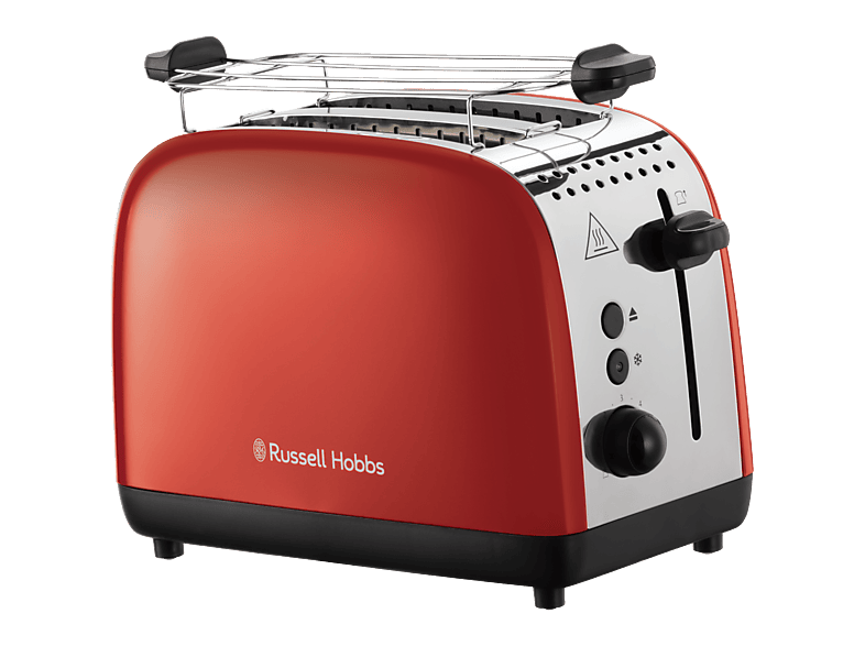 RUSSELL HOBBS Colours Plus 2S Broodrooster Rood kopen? | MediaMarkt