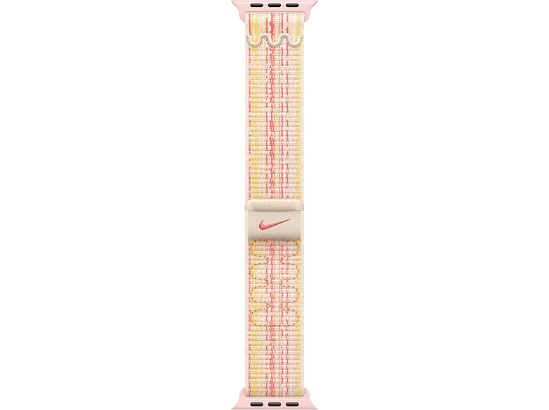 Apple 41 Mm Starlight Pink Nike Geweven Sportbandje Mediamarkt
