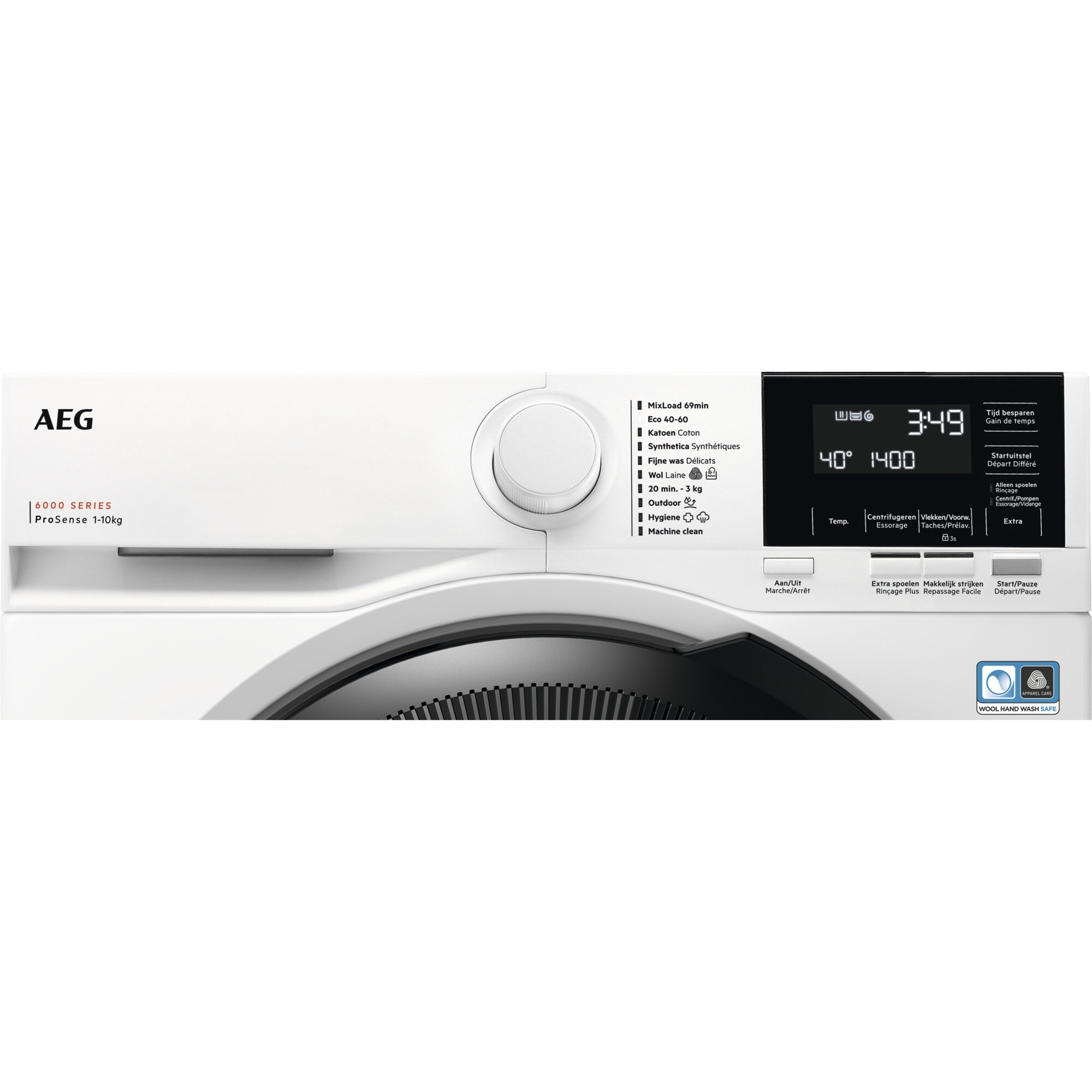 2026328 AEG Wasmachine voorlader ProSense Serie 6000