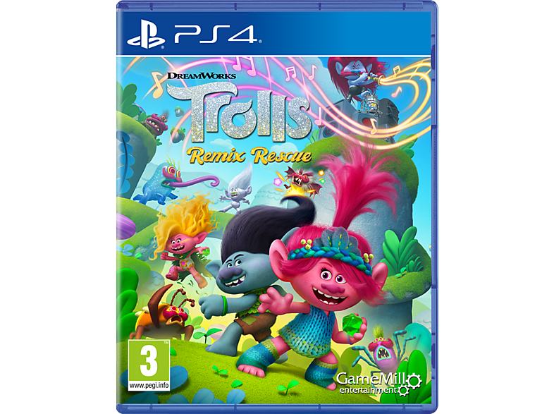 DreamWorks Trolls Remix Rescue NL/FR PS4 PlayStation 4 Games