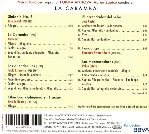 Forma Antiqva/Zapico,Aaron/Hinjosa,Maria | La Caramba - (CD) Forma ...