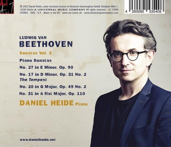 Daniel Heide | Beethoven, Sonatas Vol. 3 - (CD) Daniel Heide auf CD ...