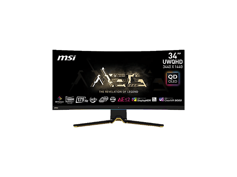 MSI MEG 342CDE QD OLED 34,18 Zoll UWQHD Gaming Monitor 0,1 ms ...