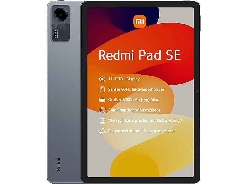 XIAOMI REDMI PAD SE 11" 128GB WiFi Szürke Tablet (VHU4448EU) | MediaMarkt