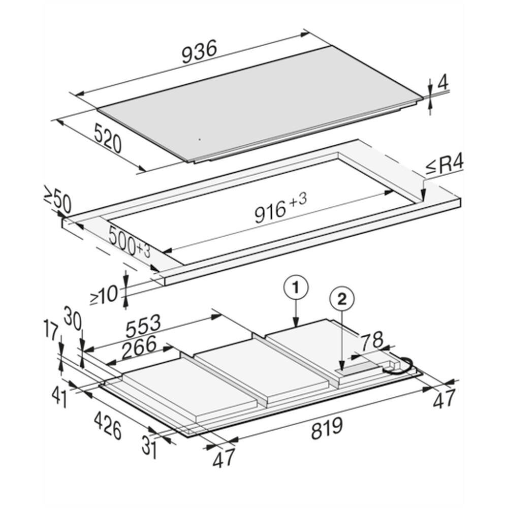 Płyta indukcyjna MIELE KM 7897-1 FL Diamond | sprawdź cenę i opinie w ...