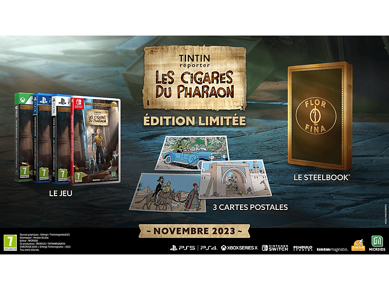 Tintin Reporter: Les Cigares du Pharaon Édition Limitée FR PS4 ...