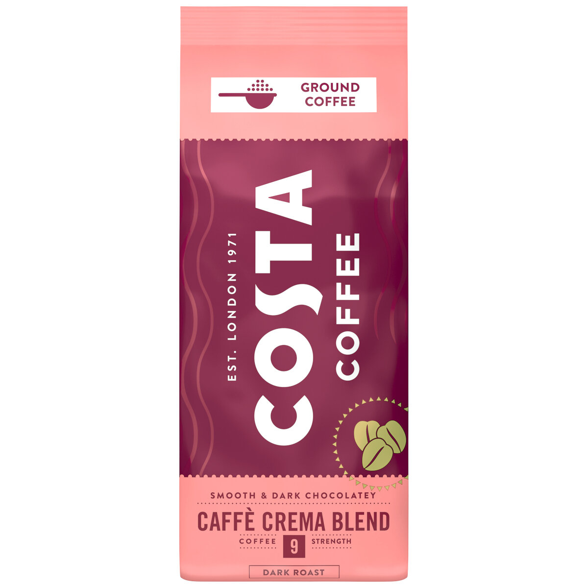 Kawa COSTA COFFE Crema Blend 200g | sprawdź cenę i opinie w MediaMarkt