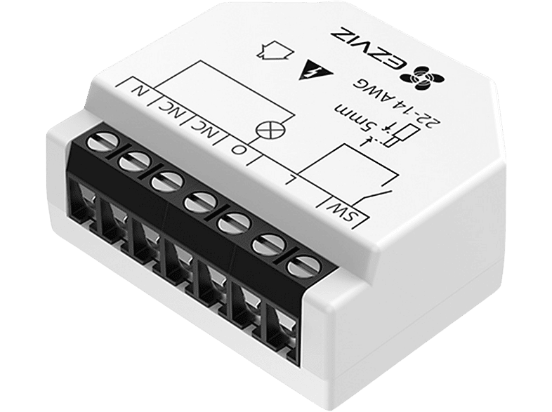 EZVIZ Smart stopcontact Relais Wi-Fi T35W 1 Channel Wit (304800313)