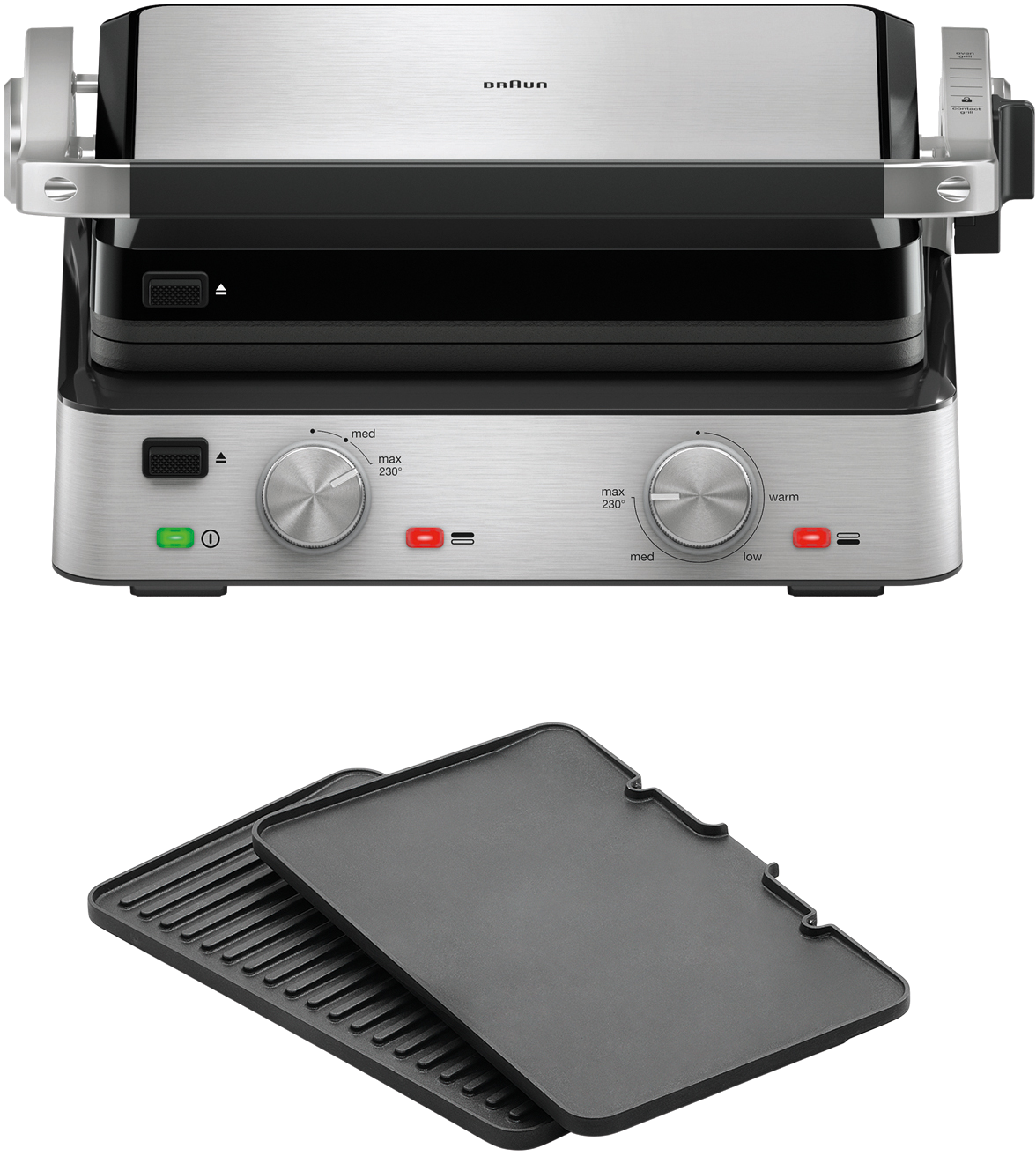BRAUN Multigrill 7 CG 7020 Kontaktgrill silber | MediaMarkt