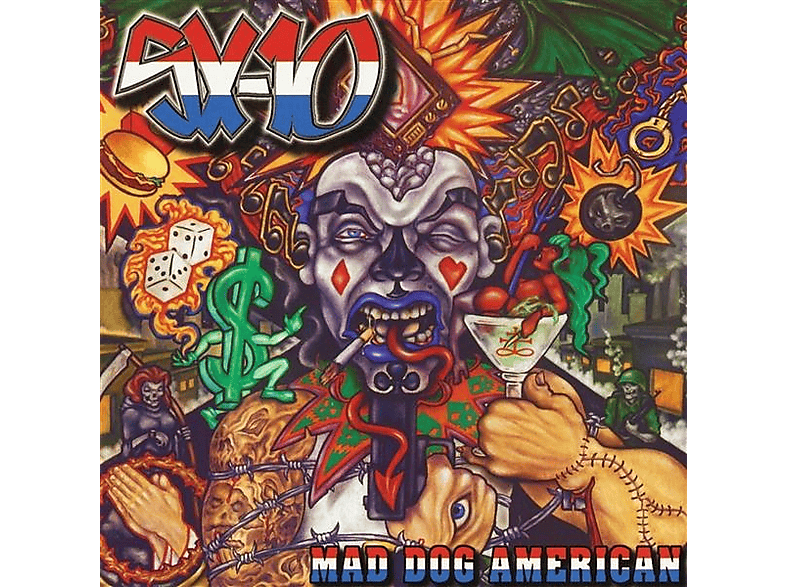 Sx10 | Mad Dog American (RED/BLUE SPLATTER) - (Vinyl) | SATURN