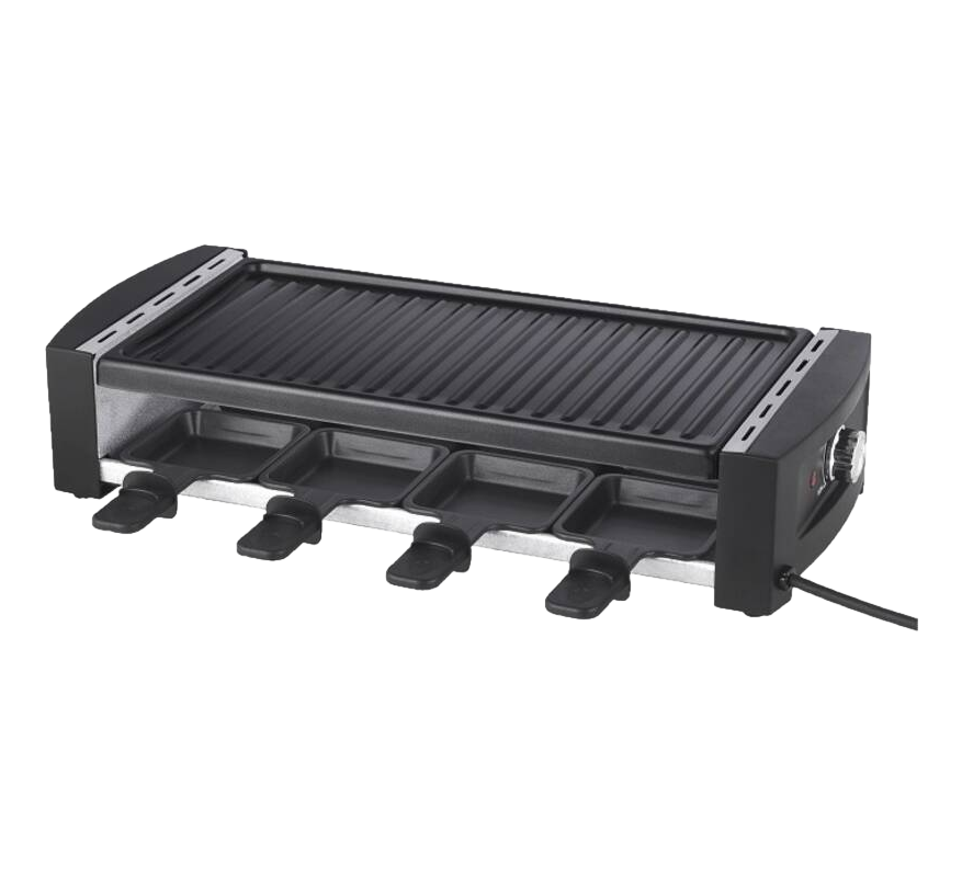 NOUVEL 404555 | Raclette-Grill (Schwarz/Silber) | MediaMarkt