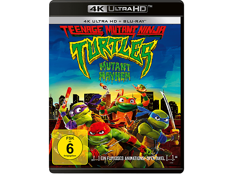 Teenage Mutant Ninja Turtles: Mutant Mayhem 4K Ultra HD Blu-ray + Blu ...