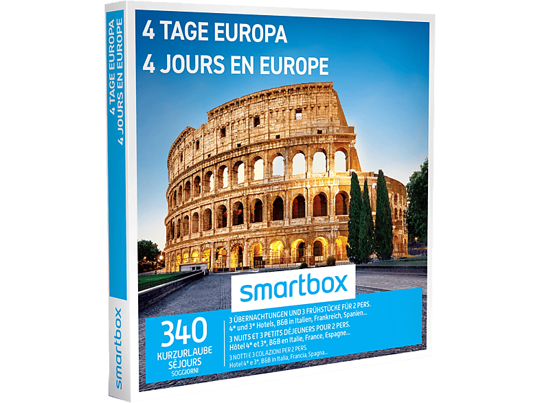 SMARTBOX 4 Tage Europa | Geschenkbox | MediaMarkt