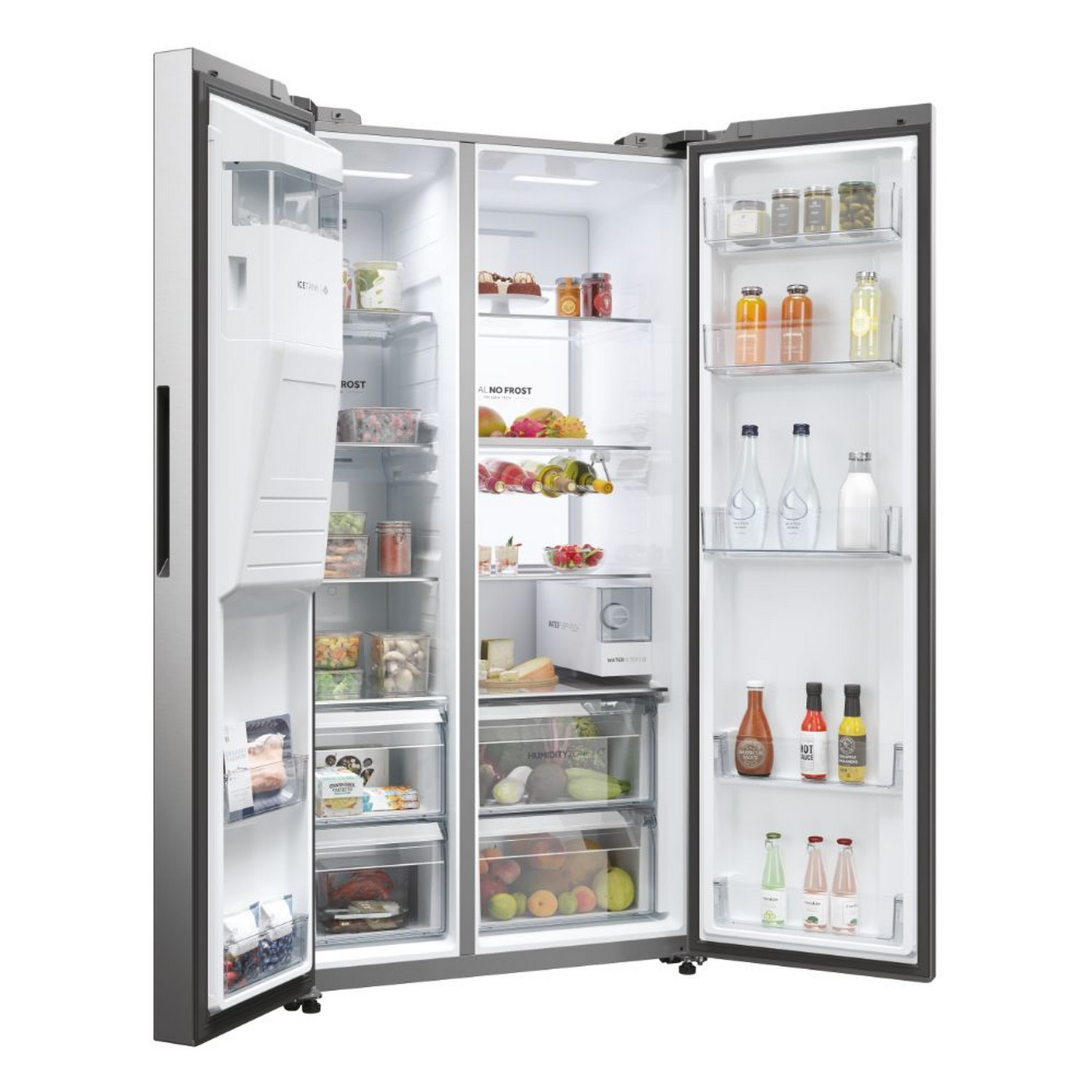 HAIER HSW79F18CIMM | Frigo américain - largeur 177.5 cm - hauteur 90.5 cm