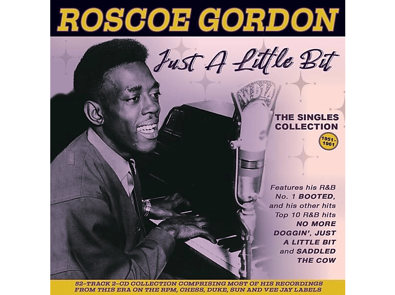 Rosco Gordon | Rosco Gordon - Just A Little Bit - The Singles ...