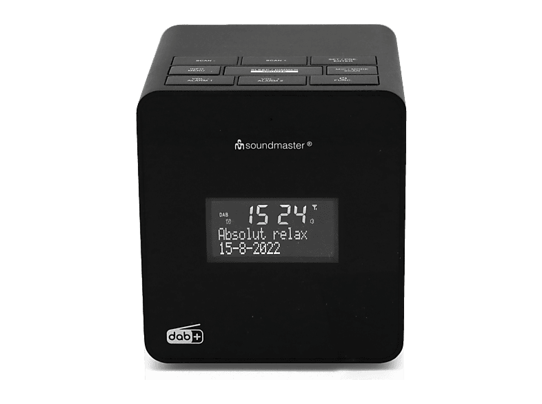 SOUNDMASTER UR109SW DAB+/UKW Uhrenradio mit Aufnahmefunktion zum ...