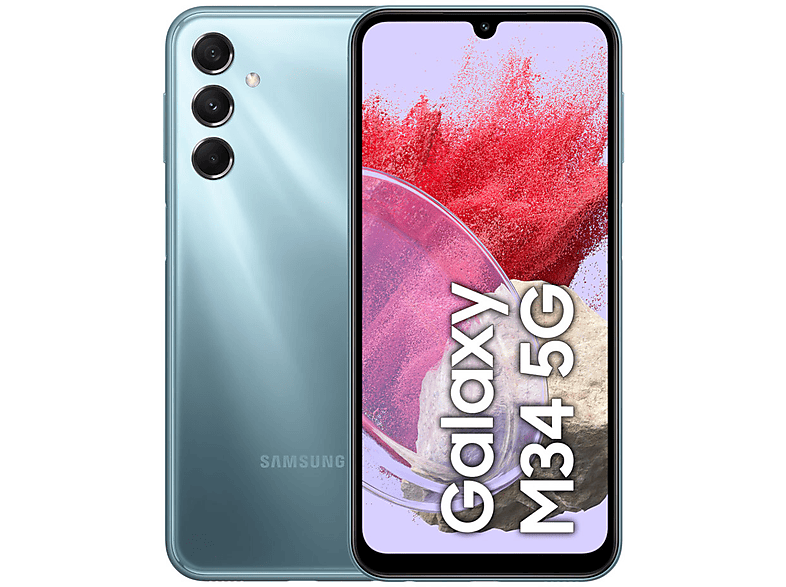 Smartfon SAMSUNG Galaxy M34 5G 6/128GB Niebieski (Blue) SM-M346BZBFXEO ...
