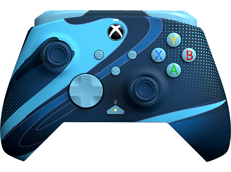 PDP LLC Rematch Glow Advanced Controller Blue Tide