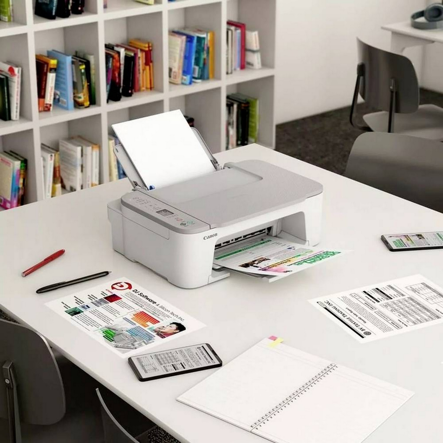 CANON Imprimante multifonction PIXMA TS3551i Blanc (4977C026AA)