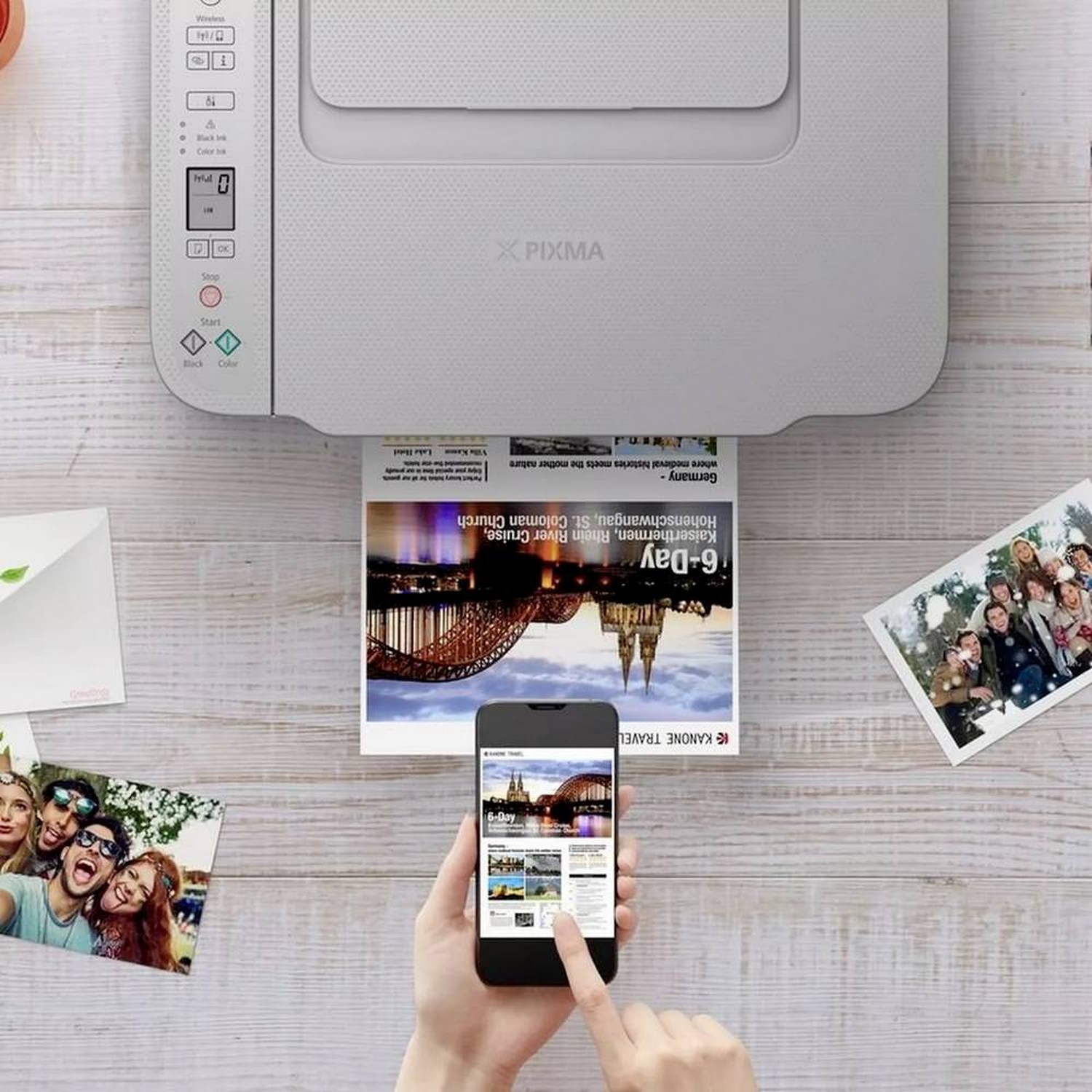 CANON Imprimante multifonction PIXMA TS3551i Blanc (4977C026AA)