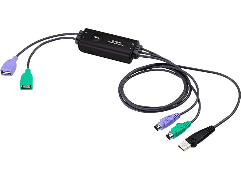 ATEN USB-A/PS2 | Adapter, 80 cm, Schwarz | MediaMarkt