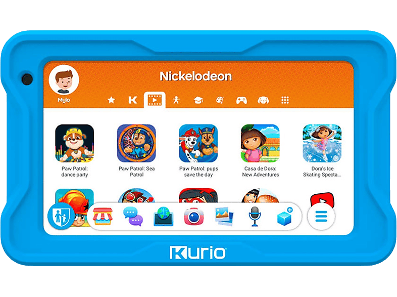 KURIO Tab Premium Nickelodeon | 7 inch - 32 GB - Blauw - Kindertablet ...