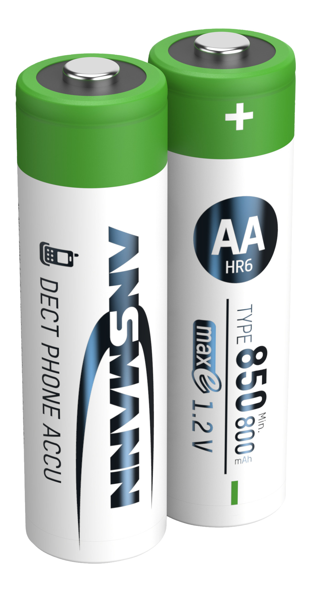 ANSMANN Mignon AA Ni-MH 800 mAh DECT 2 Stück | DECT Telefonakku ...