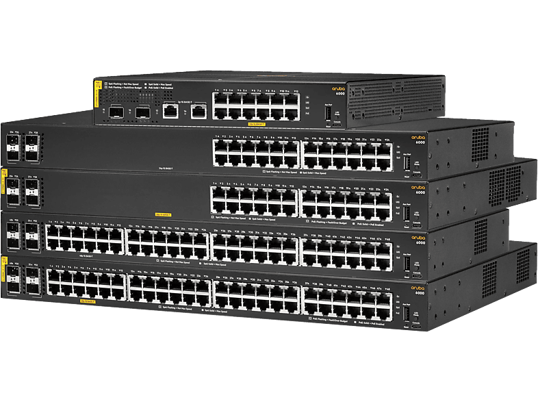 HPE ARUBA CX 6000 R8N89A | Switch (Schwarz) | MediaMarkt