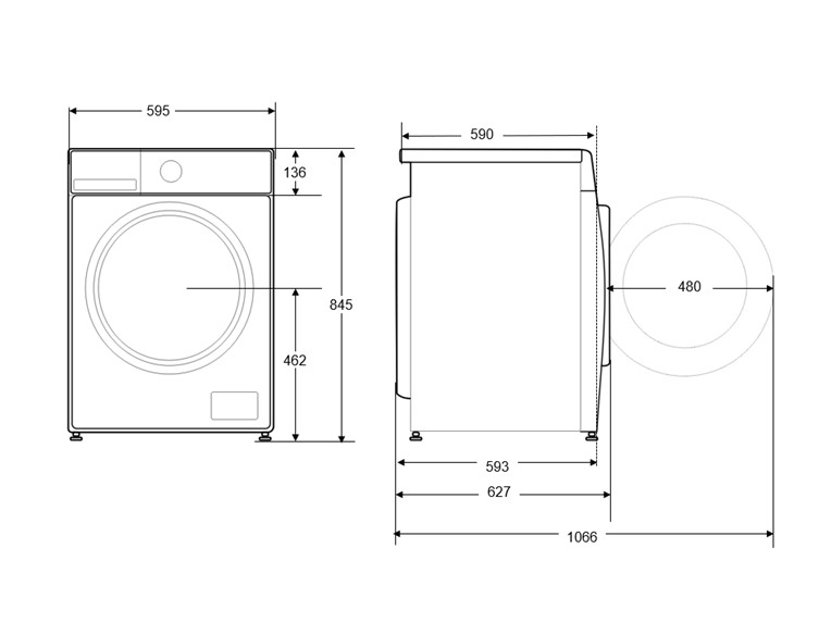 OK. Condensatiedroogkast B (OTD 8226 B)