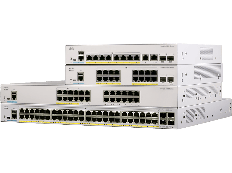 CISCO Catalyst C1000-24P-4G-L | Switch (Weiss) | MediaMarkt