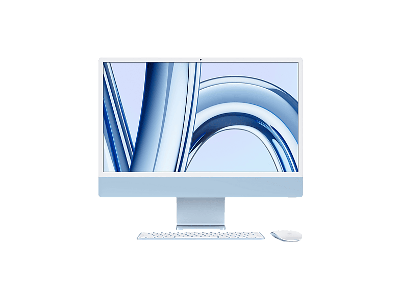 APPLE iMac 24" M3 512 GB Blue 2023 QWERTY (MQRR3) | MediaMarkt
