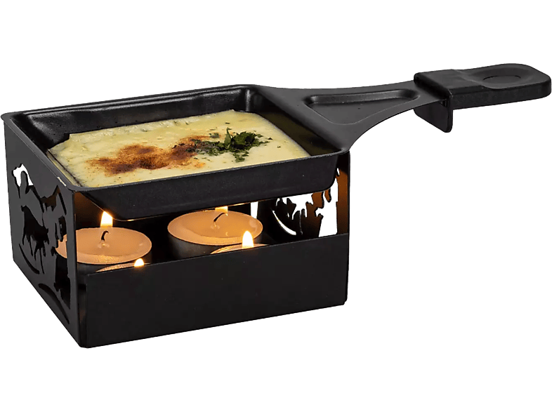 NOUVEL Mini Raclette Panorama | Kerzen-Raclette (Schwarz) | MediaMarkt
