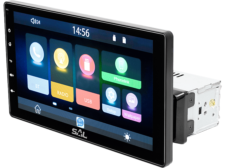 SAL VB X1000 autórádió és multimédia lejátszó, fekete | MediaMarkt